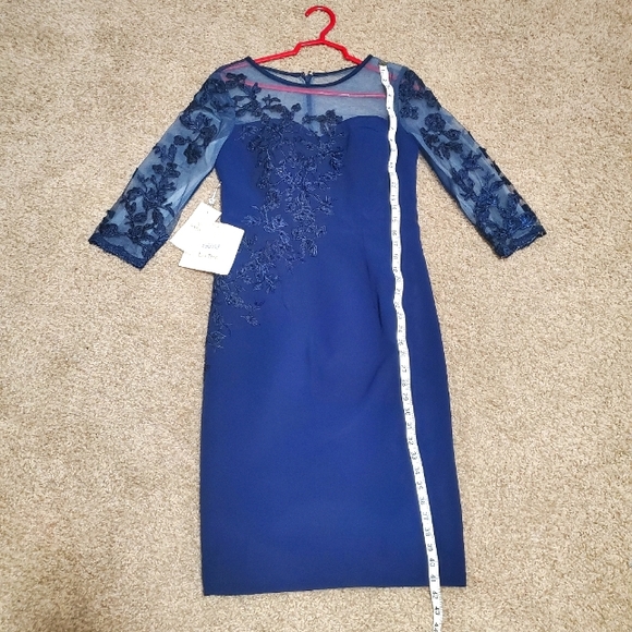 Lanting | Dresses | Lan Ting Navy Blue Formal Dress Size 6 | Poshmark
